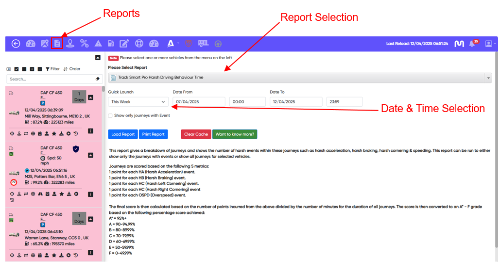 Track Smart Pro Harsh Driving Behaviour Time – Cubo Support Knowledge Base
