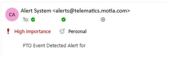 Alert - PTO – Cubo Support Knowledge Base