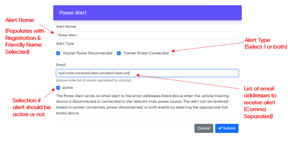 Alert - Power – Cubo Support Knowledge Base