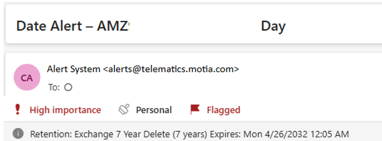 Alert - Date Based – Cubo Support Knowledge Base