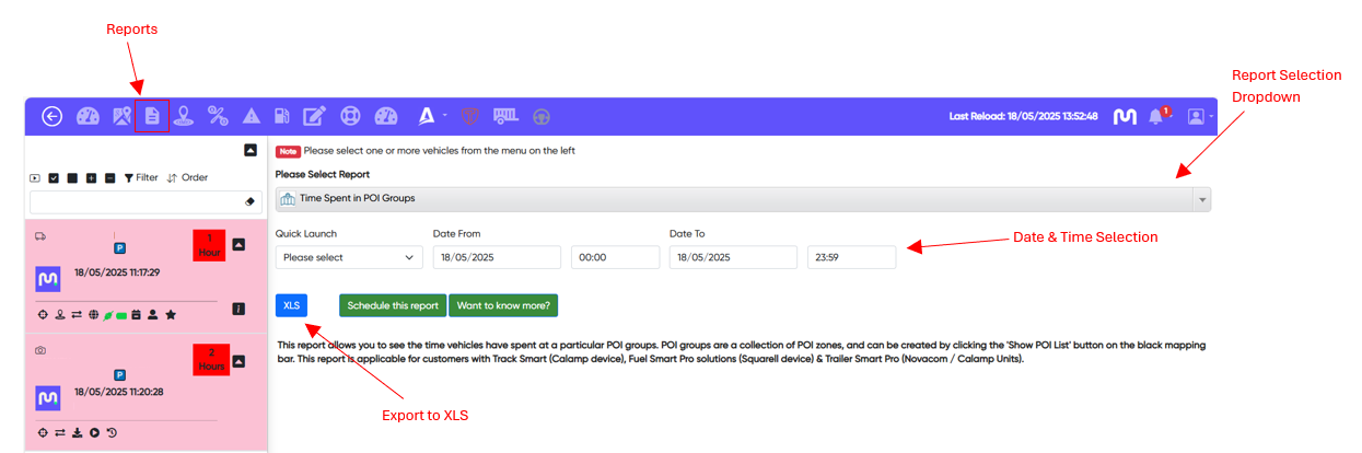 Time Spent in POI Groups – Cubo Support Knowledge Base